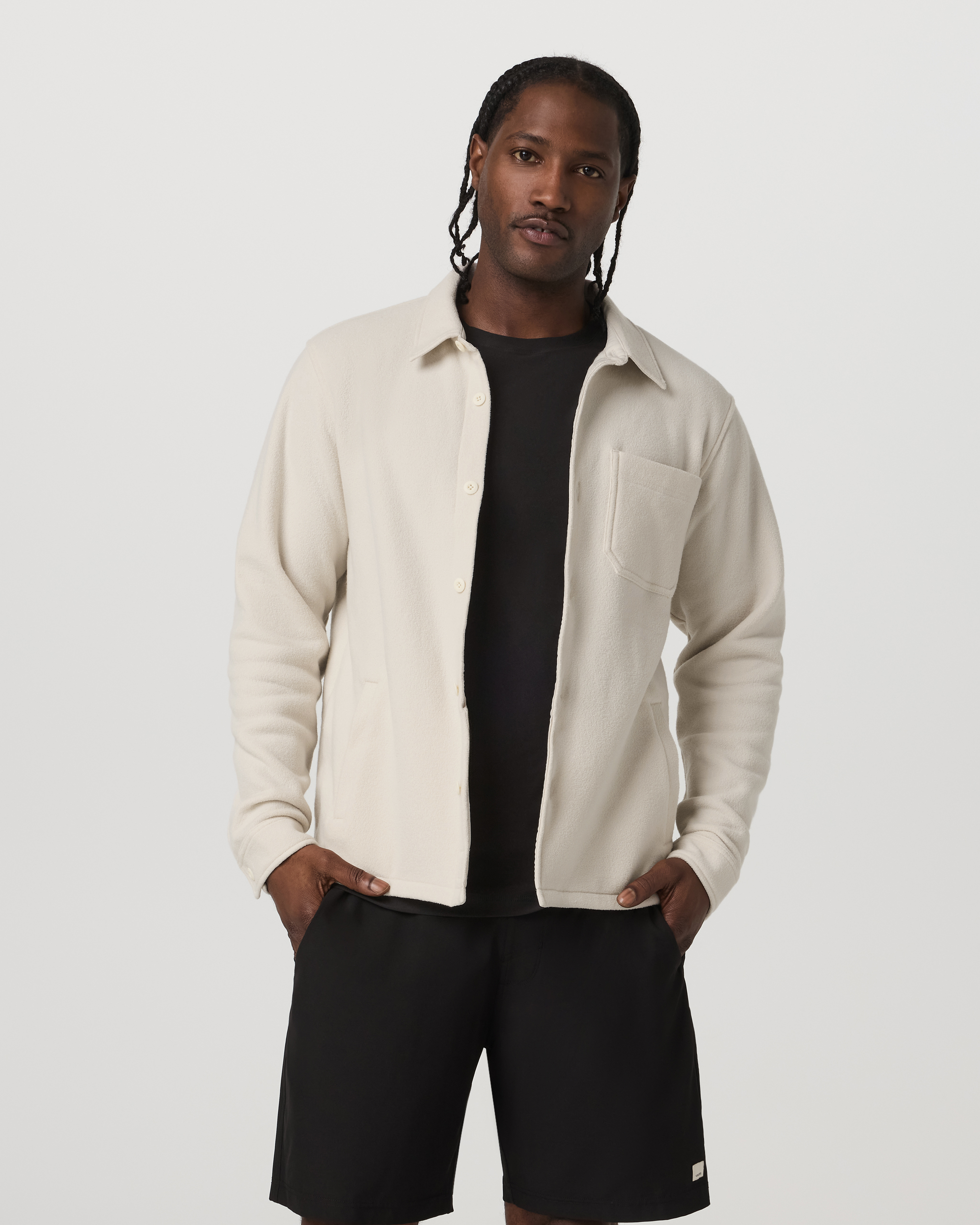 VUORI Beach Fleece Shirt Jacket